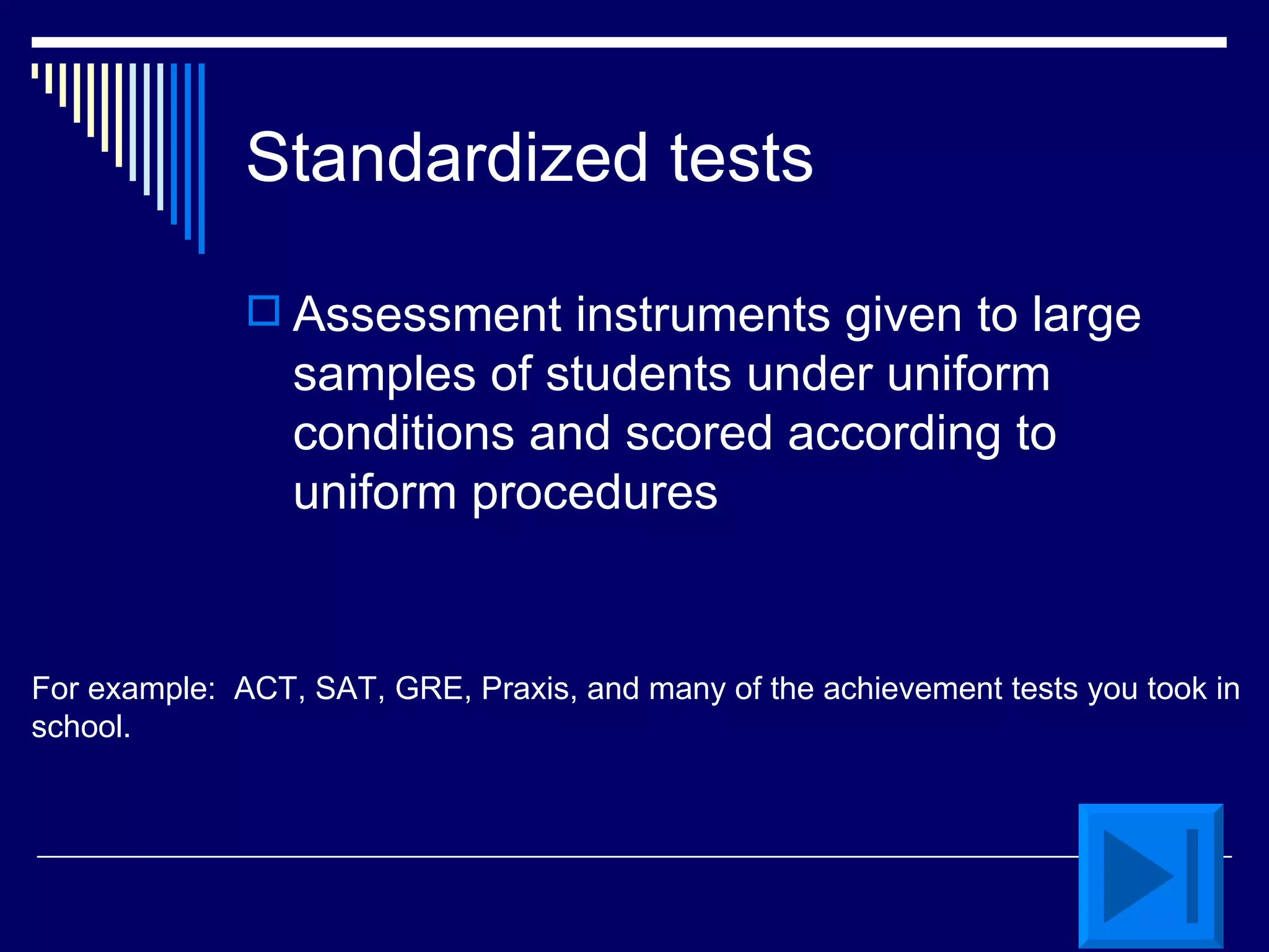 Standardized tests | PPT