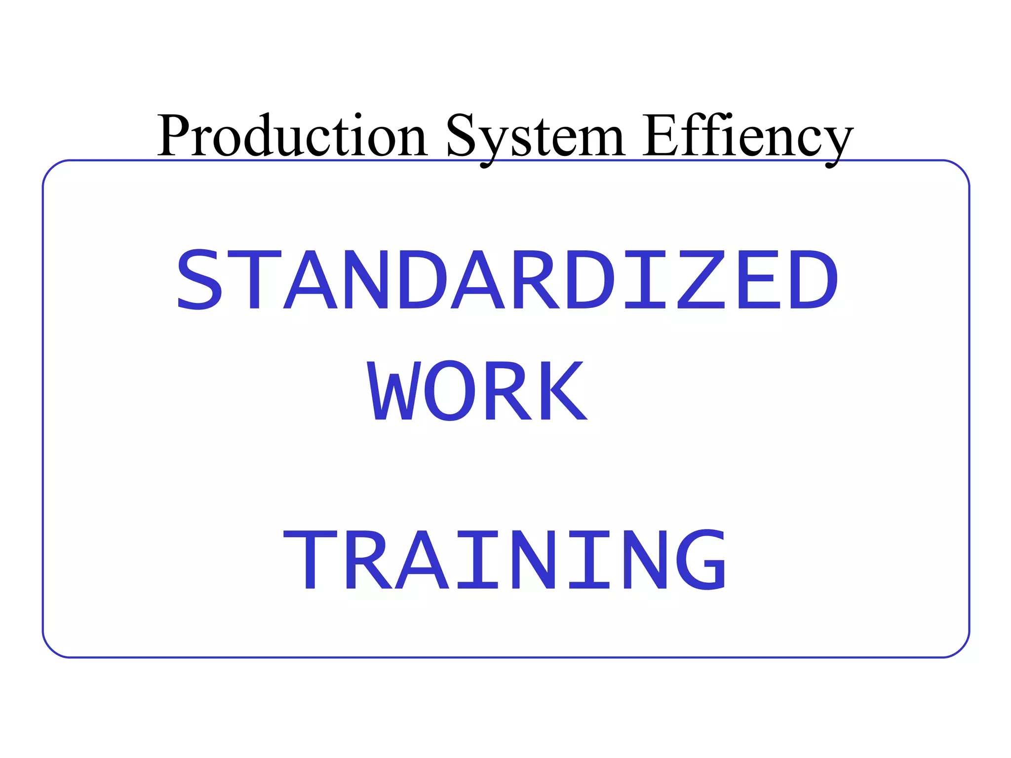 Standardized Work | PPT