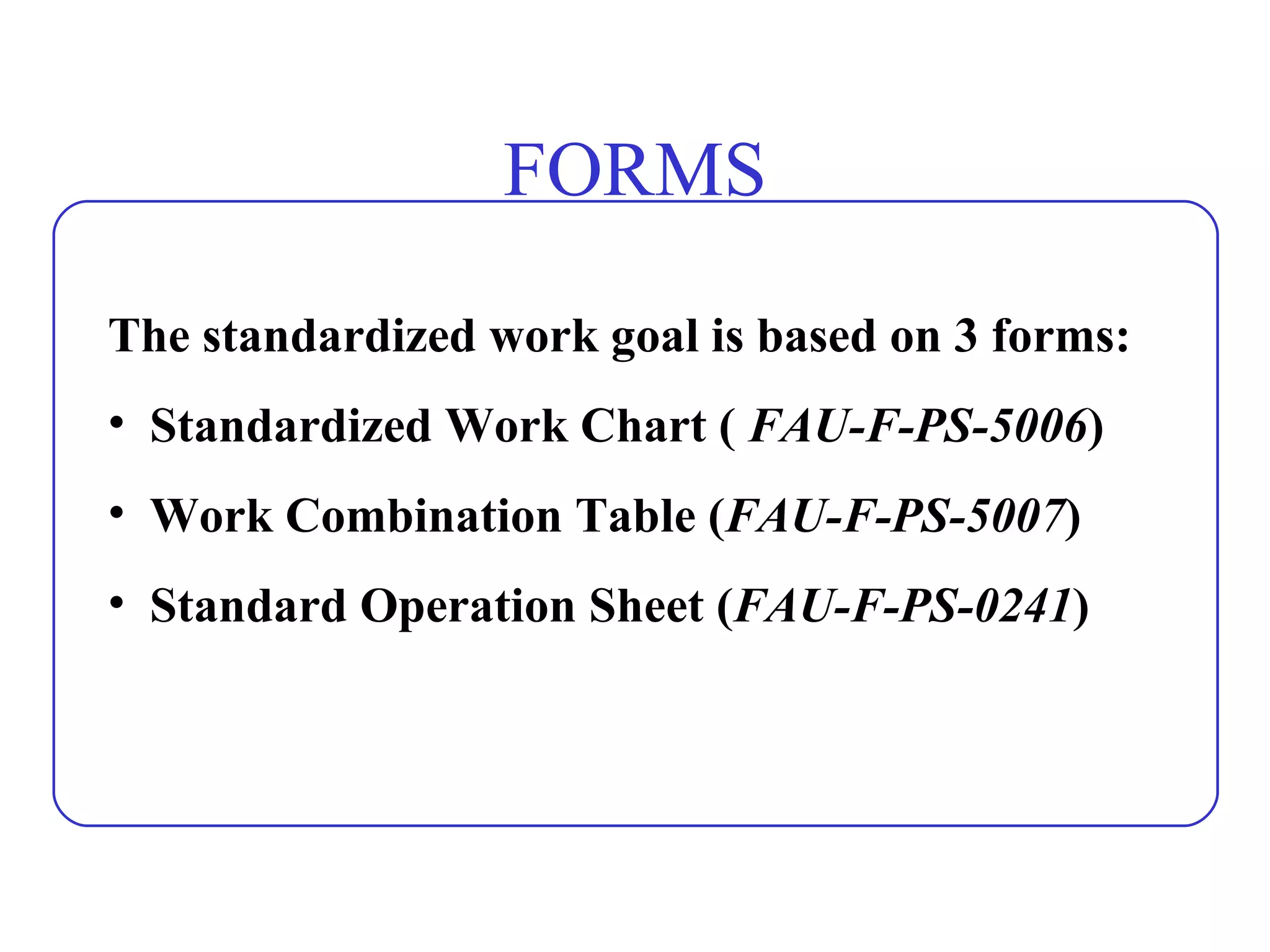 Standardized Work | PPT