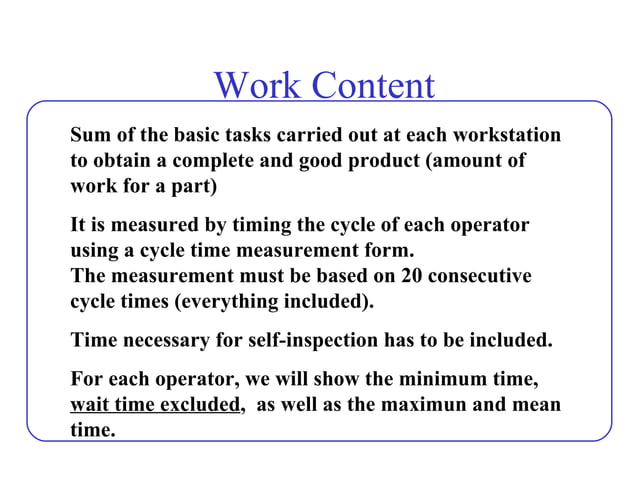 Standardized Work | PPT