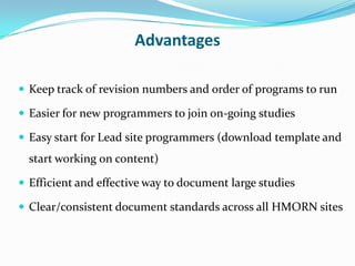 Standardizing Naming Conventions and Document Templates for Virtual ...