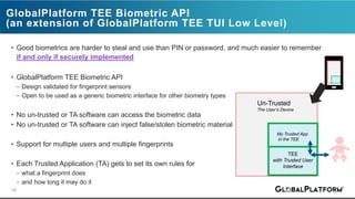 Standardizing the tee with global platform and RISC-V | PDF