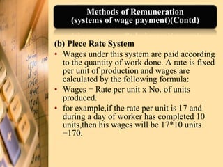 Standard & labour costing | PPTX