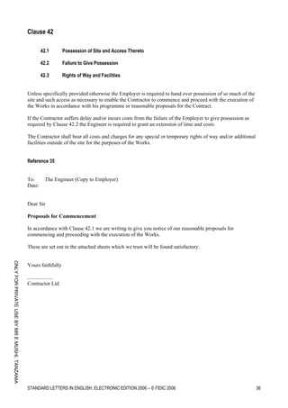 Standard letters by FIDIC Guidelines.pdf