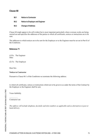 Standard letters by FIDIC Guidelines.pdf