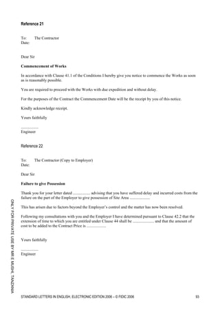 Standard letters by FIDIC Guidelines.pdf