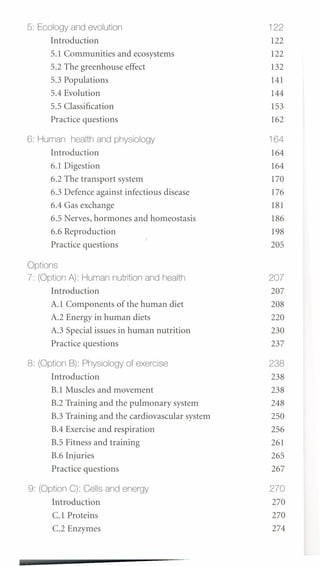 Standard level biology fnm 24088 | PDF