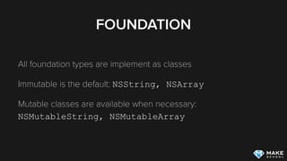 Standard libraries on iOS | PPT
