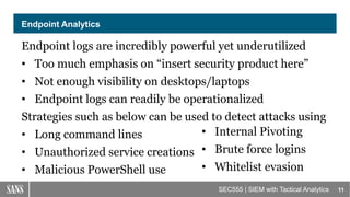 Standard logs made into actionable detects | PPT
