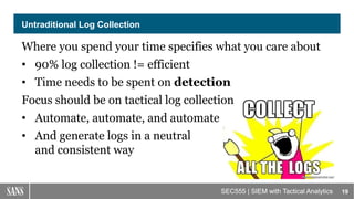 Standard logs made into actionable detects | PPT