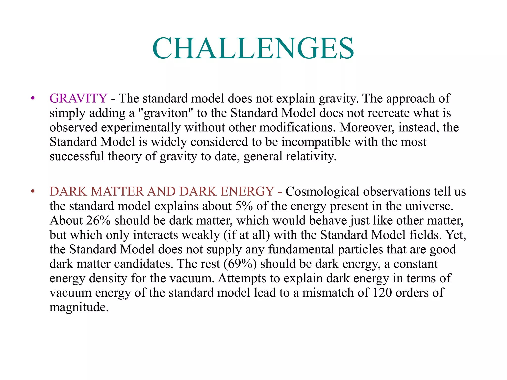 Standard model of particle physics | PPTX