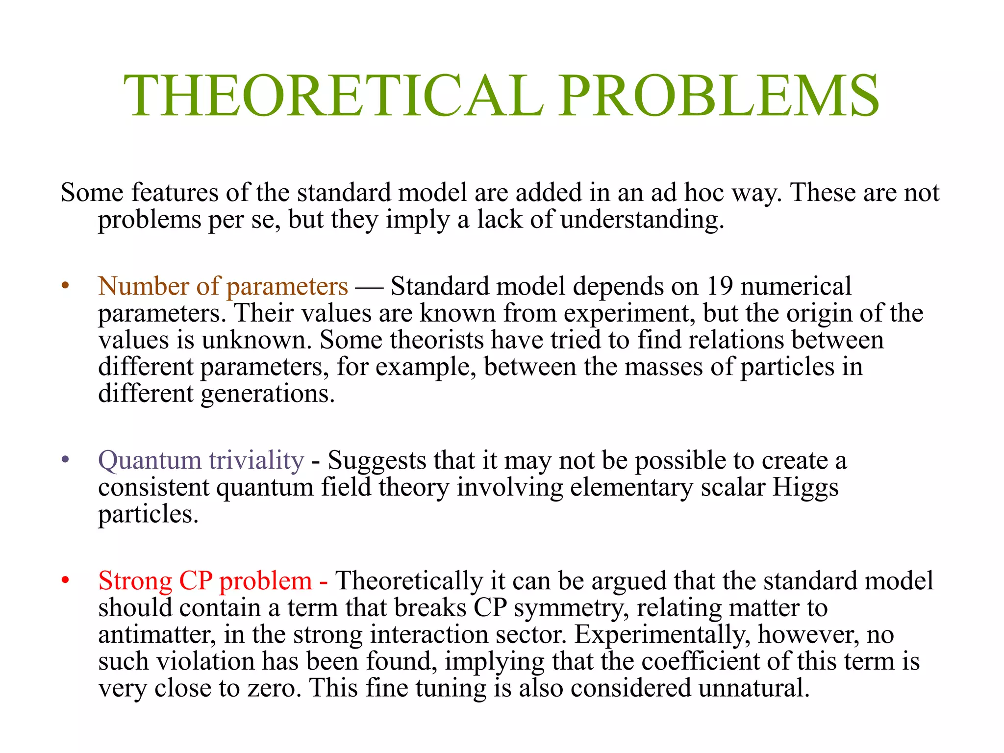 Standard model of particle physics | PPTX