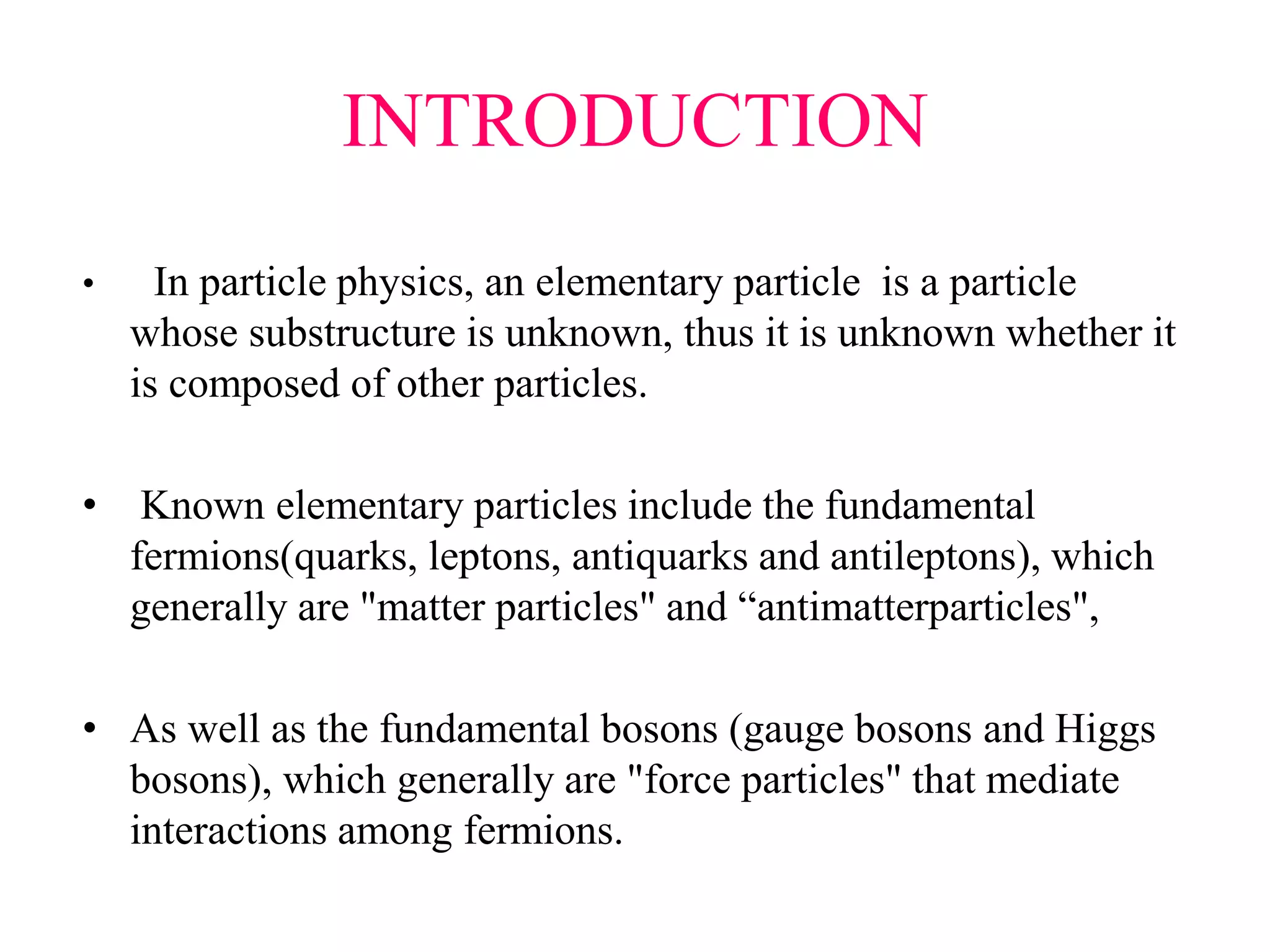 Standard model of particle physics | PPTX
