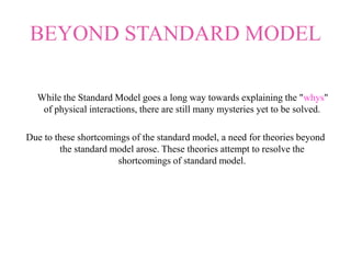 Standard model of particle physics | PPTX