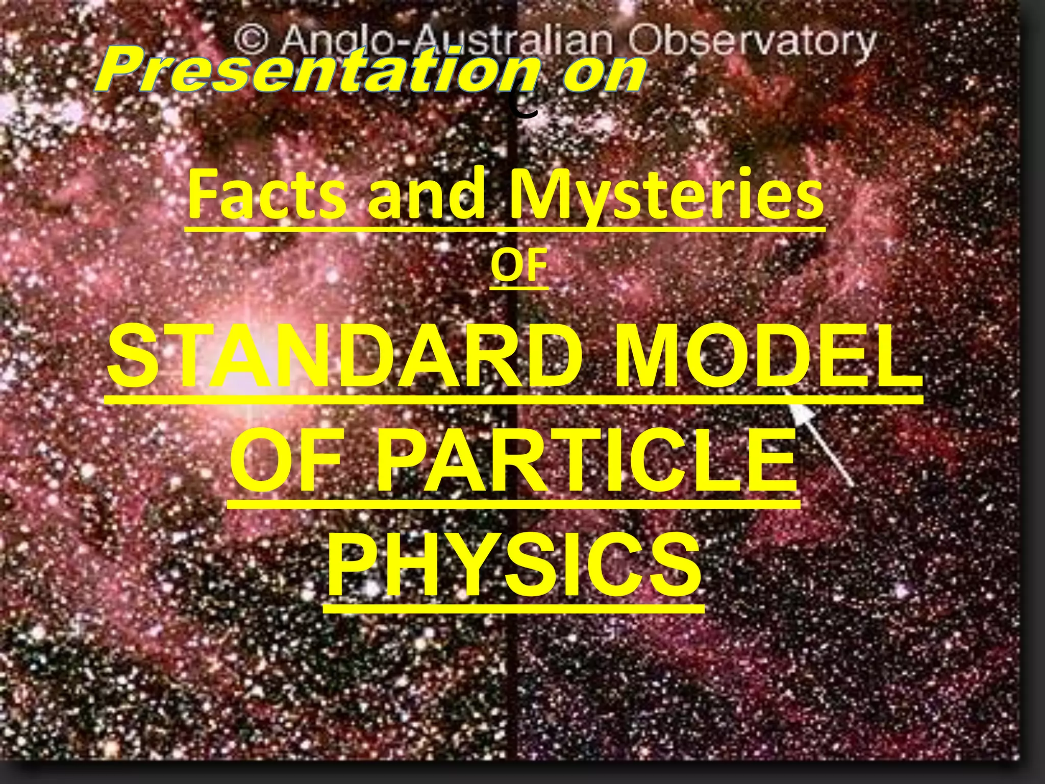 Standard model of particle physics | PPTX