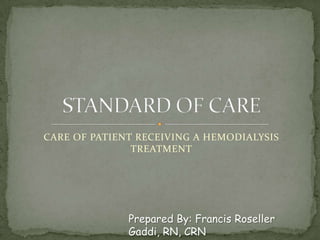 Standard Of Care | PPTX