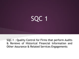 Standard on quality control (sqc) peer review | PPT