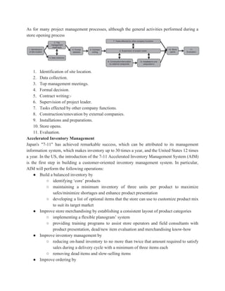 Standard opening procedure for retail stores | PDF