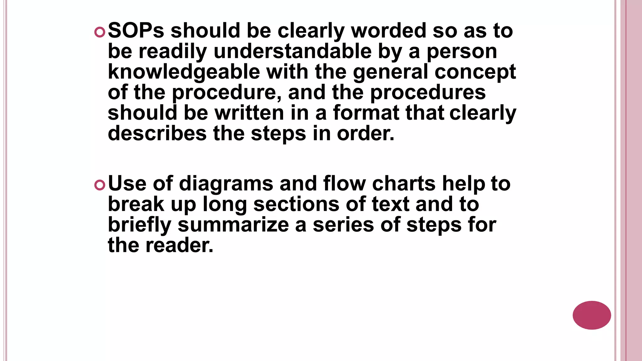 Standard operating procedure | PPTX