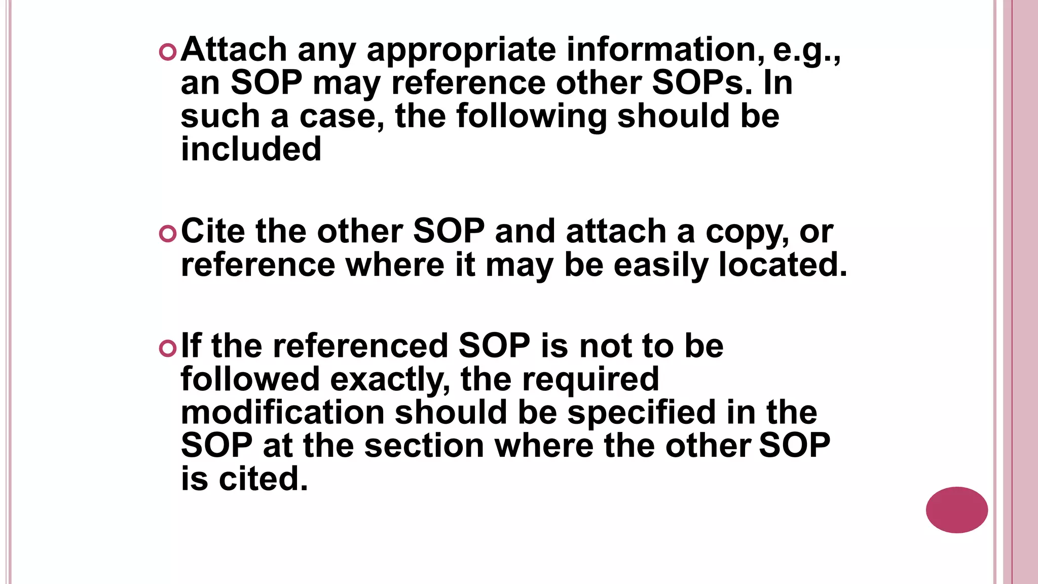 Standard operating procedure | PPTX