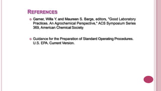Standard operating procedure | PPTX