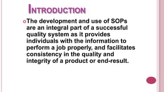 Standard operating procedure | PPTX