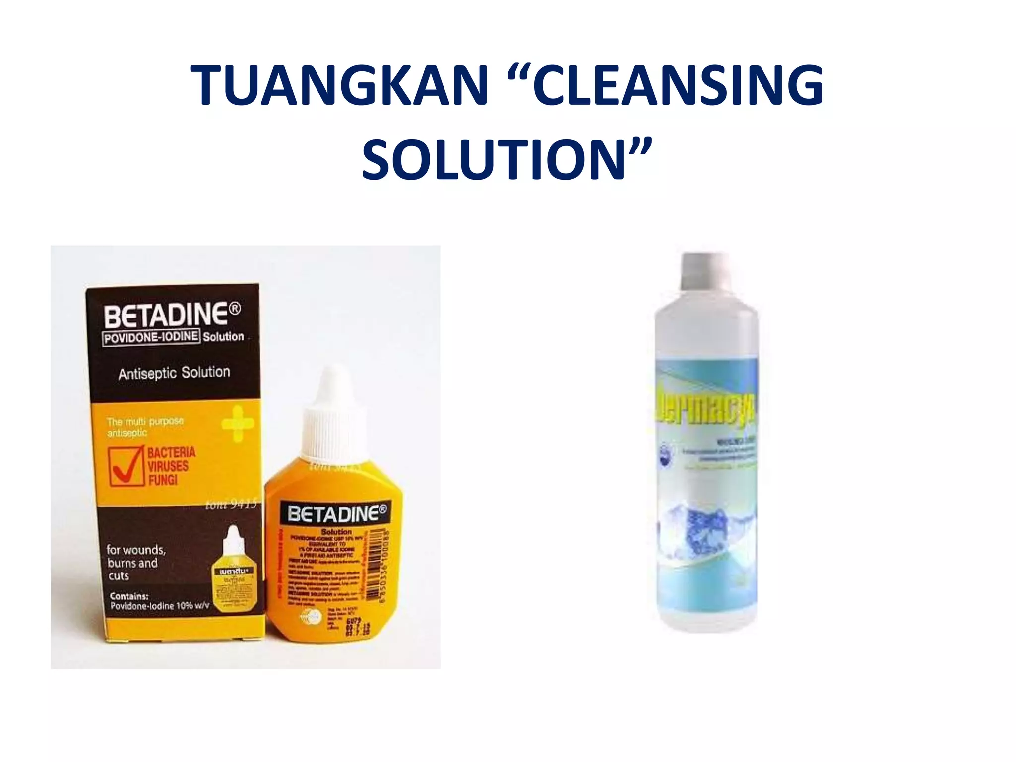 Standard operating procedure for wound dressing | PPTX