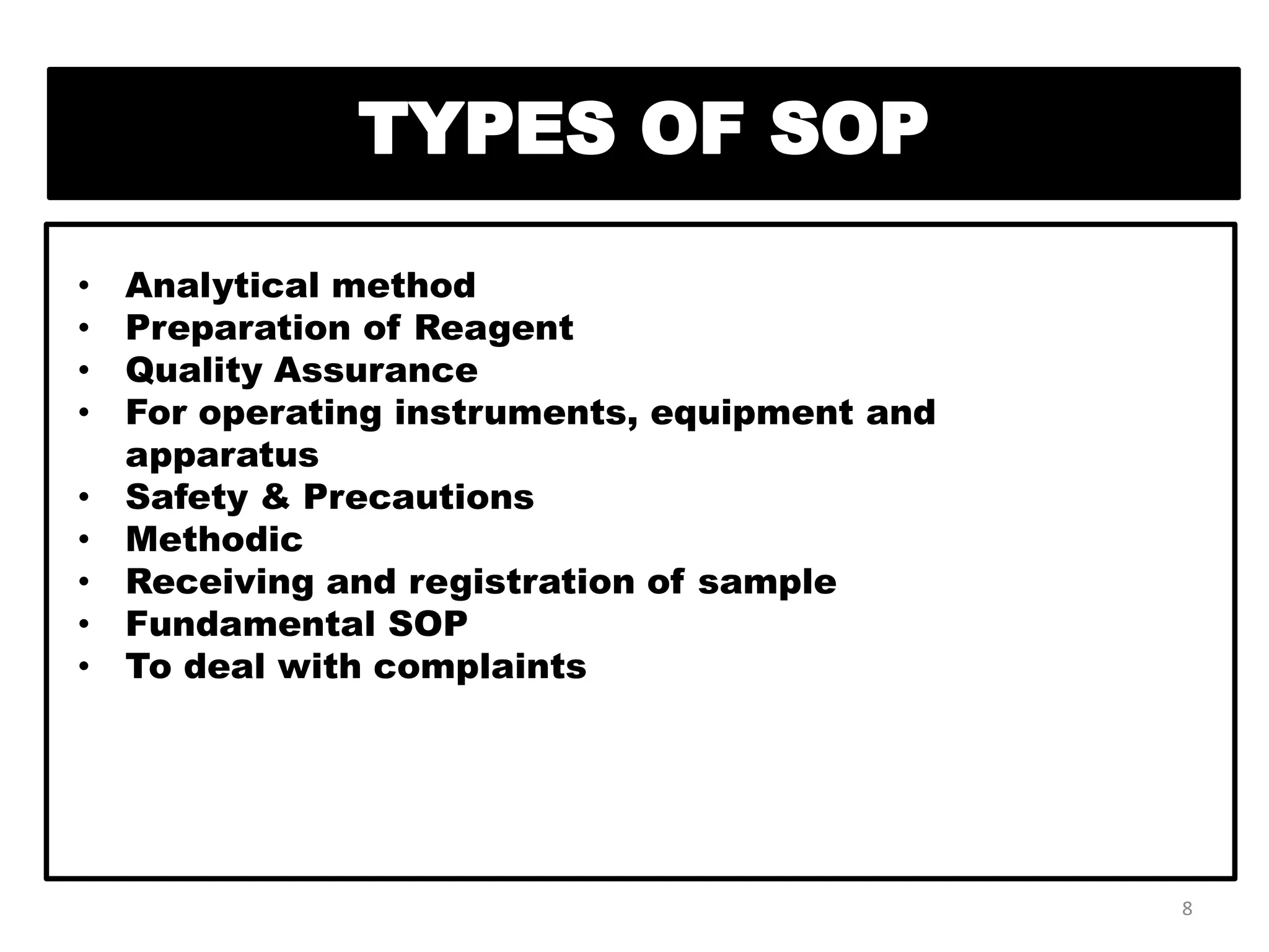 Standard operating procedure in pharmaceutical industries,SOP,MFR ...