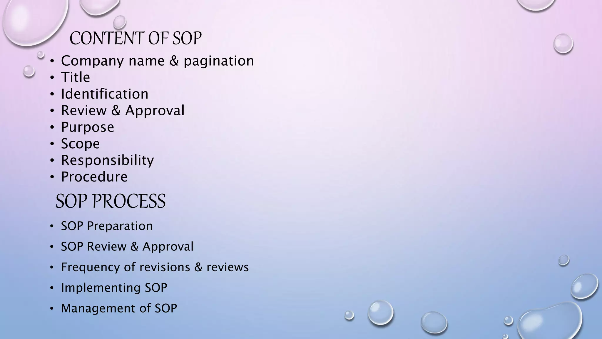 Standard operating procedure in pharmaceutical industries rashmi nasare ...