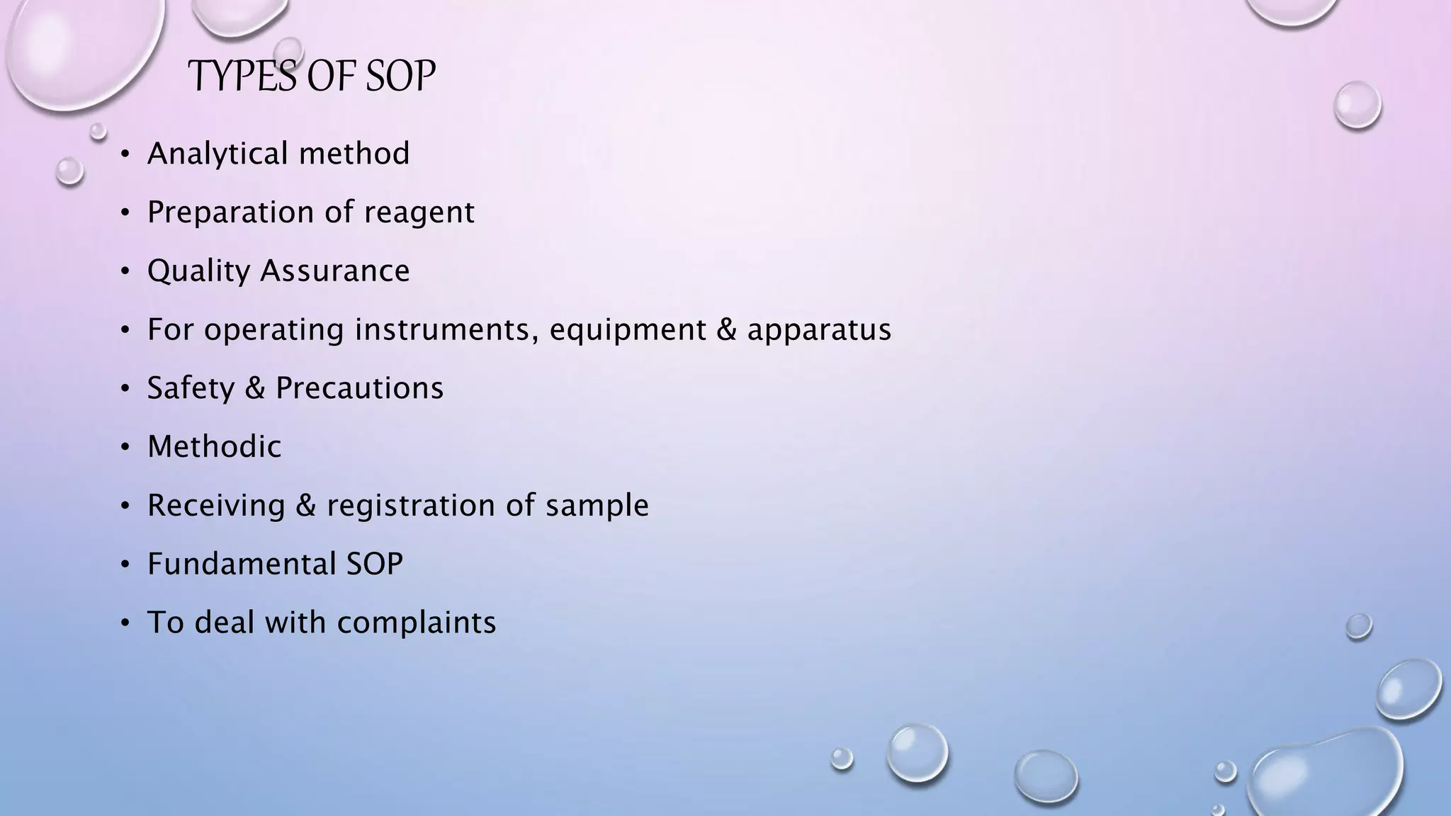Standard operating procedure in pharmaceutical industries rashmi nasare ...