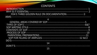 Standard operating procedures | PPT