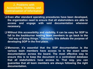 Standard Operating Procedures - B Binod Kumar Patro | PPT