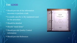 Standard Operating Procedure | PPTX