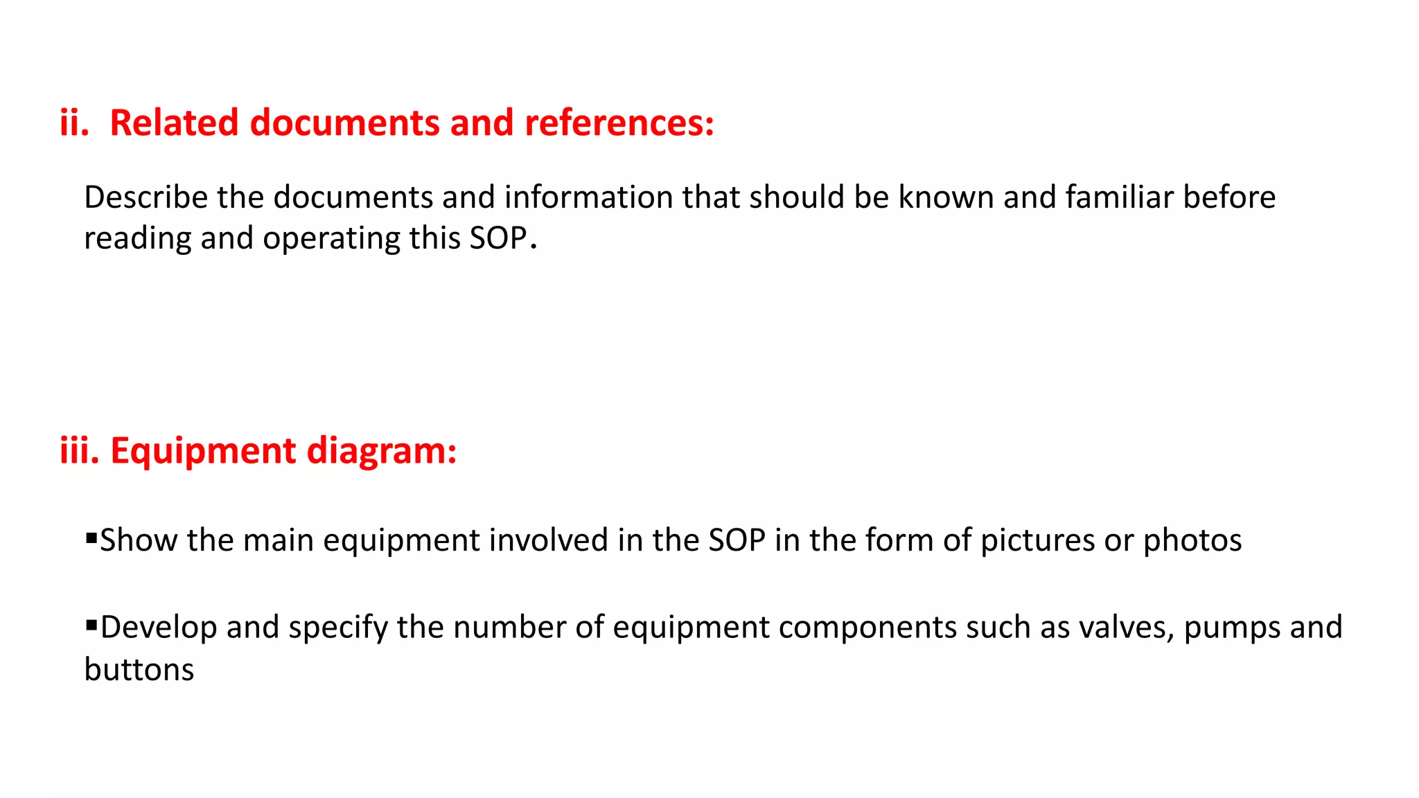 Standard operating procedure (sop) | PPTX