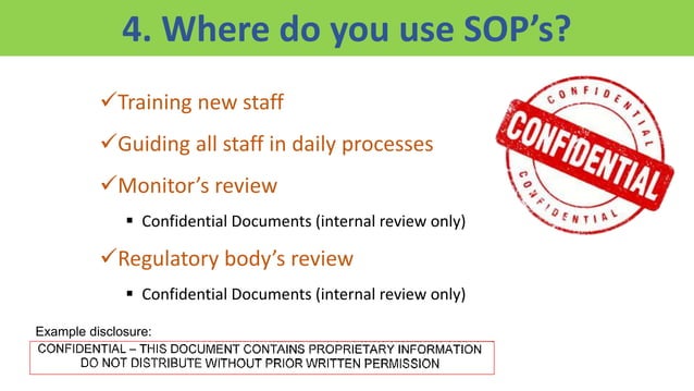 Standard operating procedure (sop) | PPTX