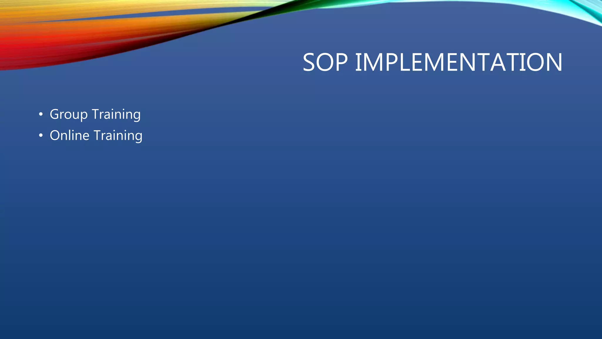 Standard operating procedure (sop) | PPTX