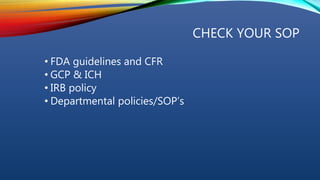 Standard operating procedure (sop) | PPTX