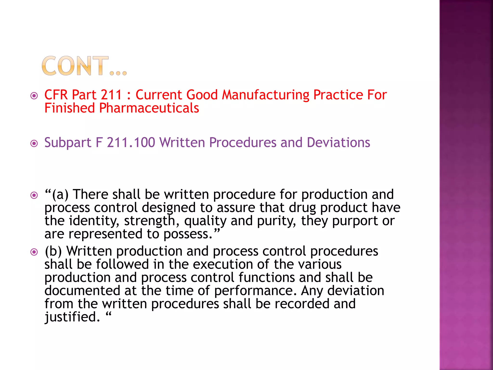 Standard operating procedure(sop)assignment | PPTX