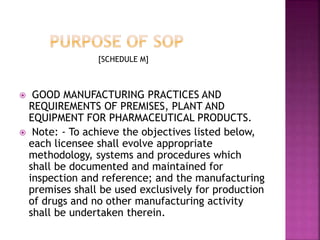 Standard operating procedure(sop)assignment | PPTX