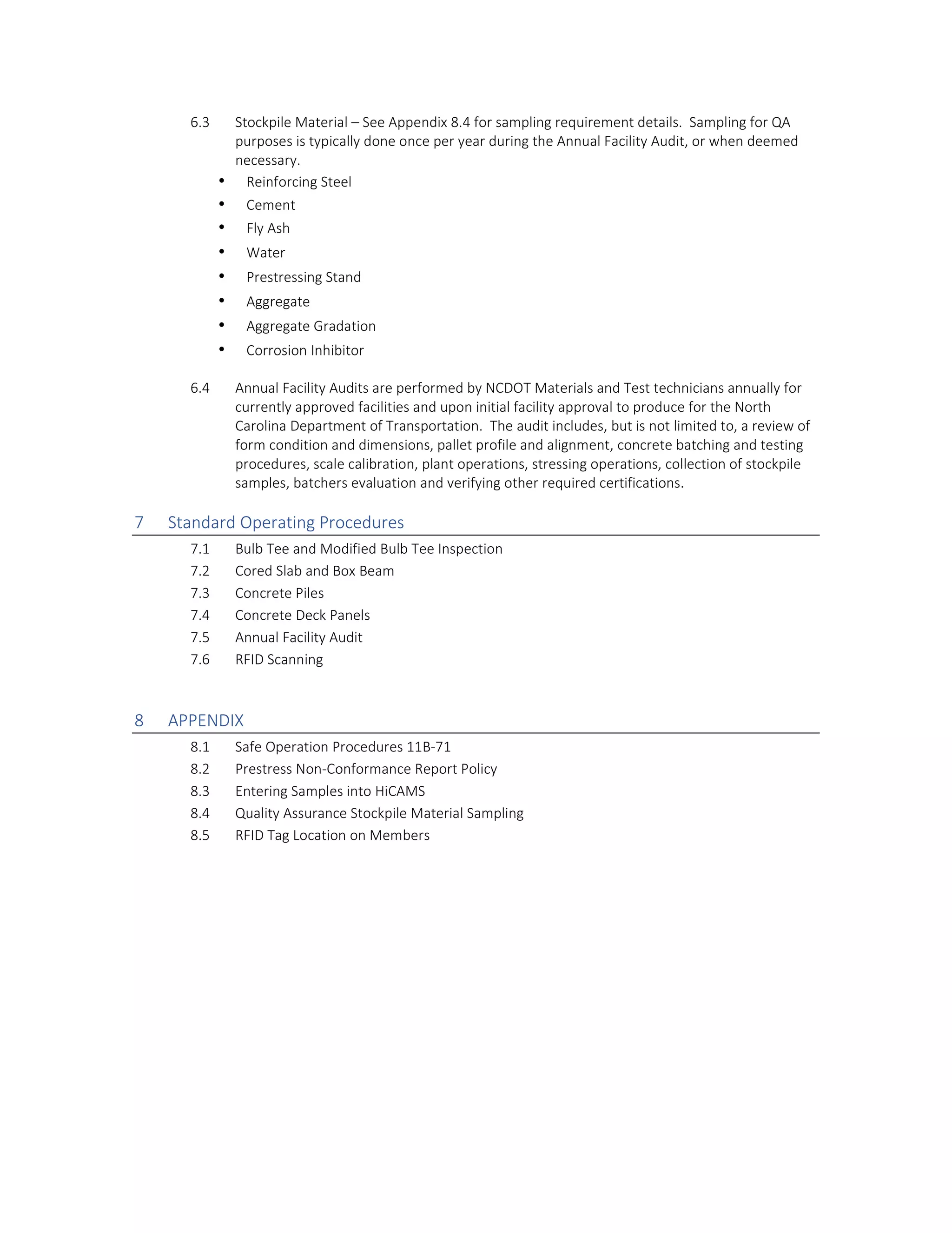Standard Operating Procedures SOP for Prestressed Concrete Members facility.pdf