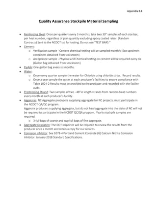 Standard Operating Procedures SOP for Prestressed Concrete Members ...