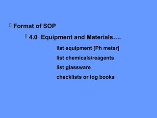 Standard Operating Procedures [SOPs].ppt