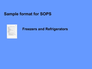 Standard Operating Procedures [SOPs].ppt