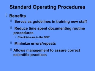 Standard Operating Procedures [SOPs].ppt
