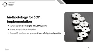 Standard Operating Procedures (SOPs) for HR & Administration | PDF