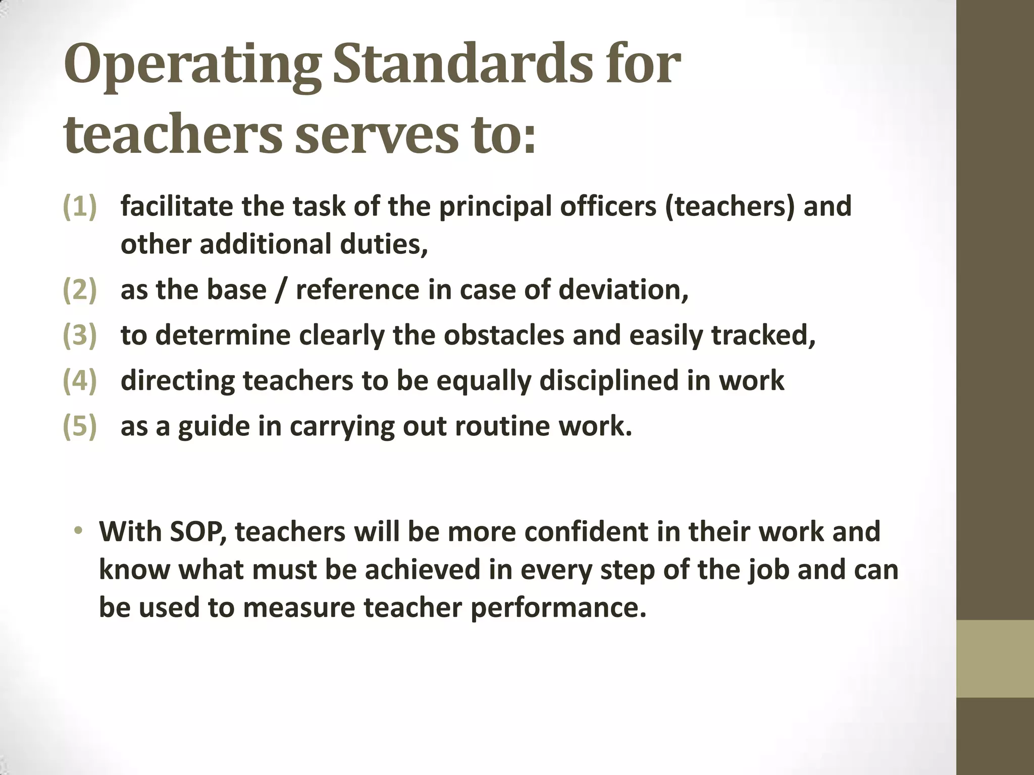 Standard operational procedure | PPTX