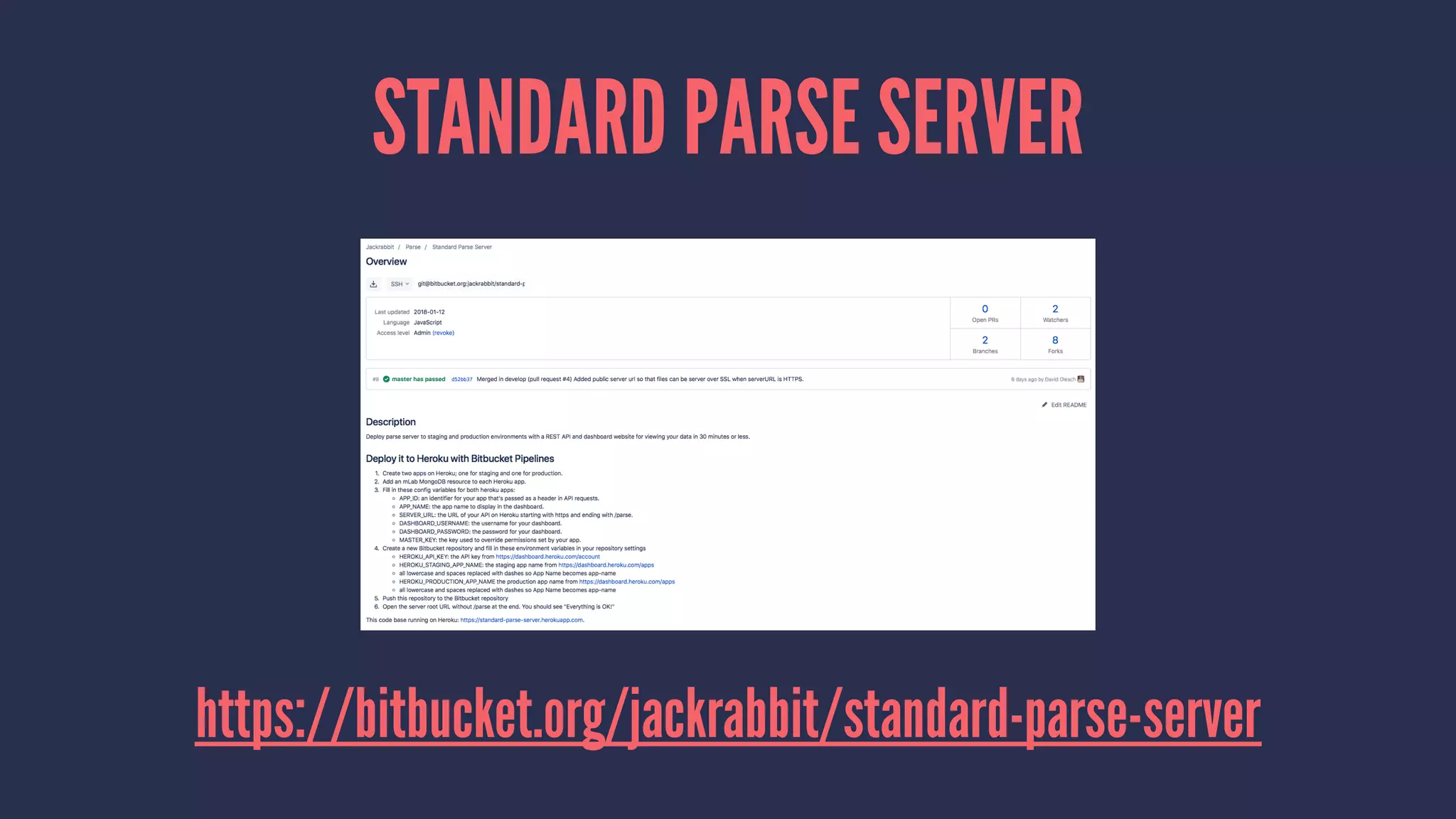 Standard parse server | PPT