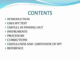 Standard Penetration Test | PPTX