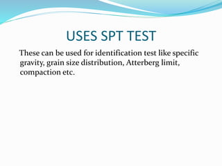 Standard Penetration Test | PPTX