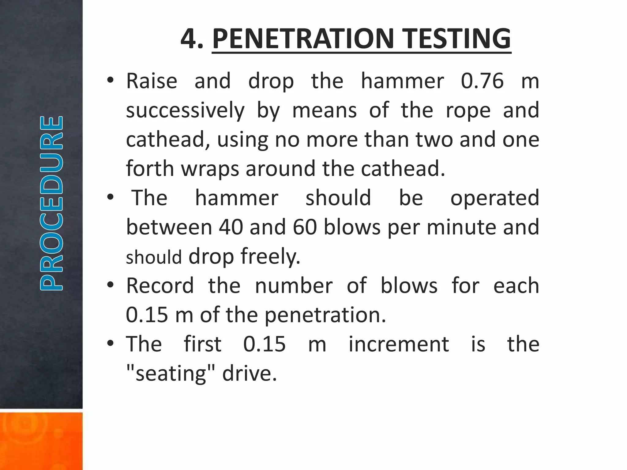 Standard penetration test(spt) | PPTX